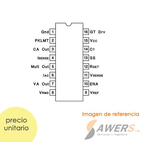 UC3854 Preregulador de factor de potencia